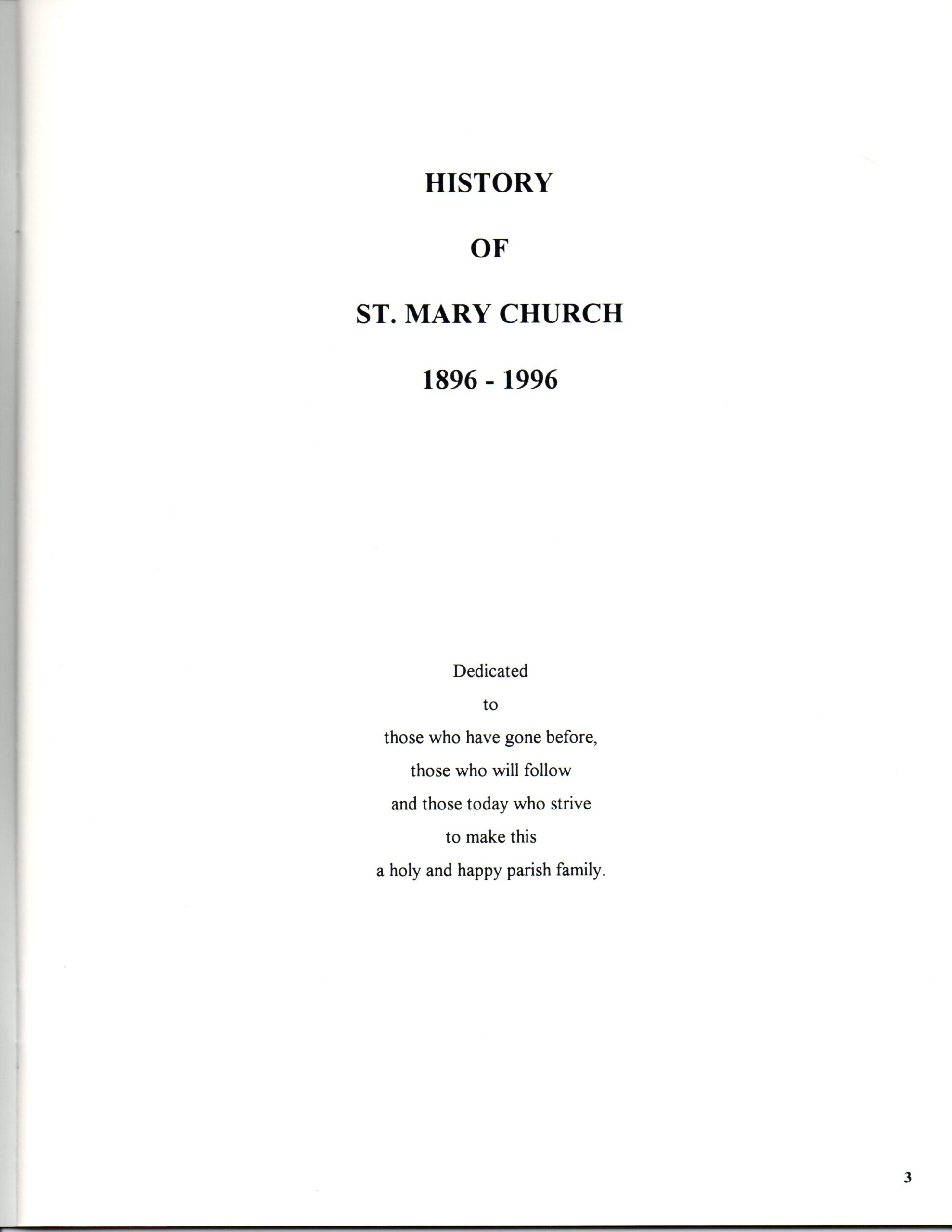 About Us – St. Mary Catholic Church